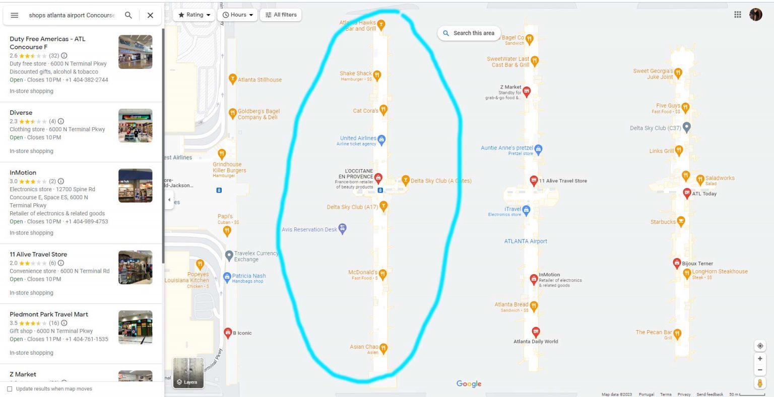 Shops Atlanta airport (ATL)